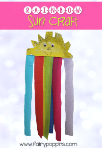 Rainbow Sun Craft - Fairy Poppins