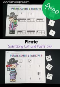 Pirate Dice Activities - Fairy Poppins