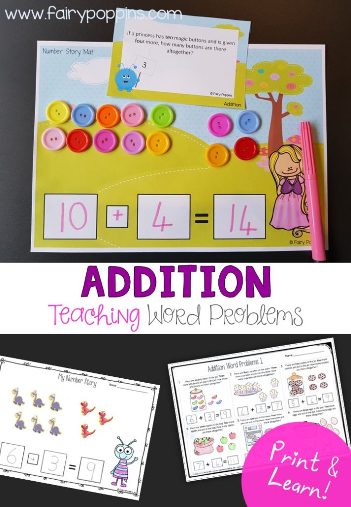 Addition Subtraction Word Problems Fairy Poppins Addition Subtraction Word Problems Fairy Poppins