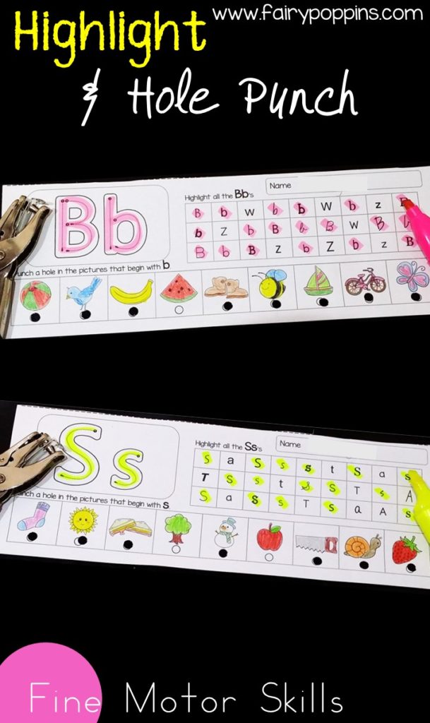 Beginning Sounds Activities - Fairy Poppins