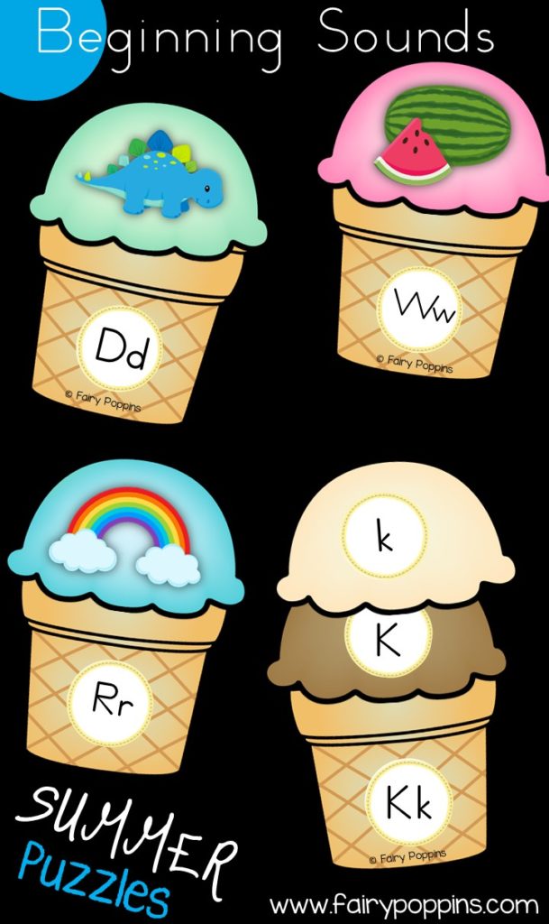 Beginning Sounds Activities - Fairy Poppins