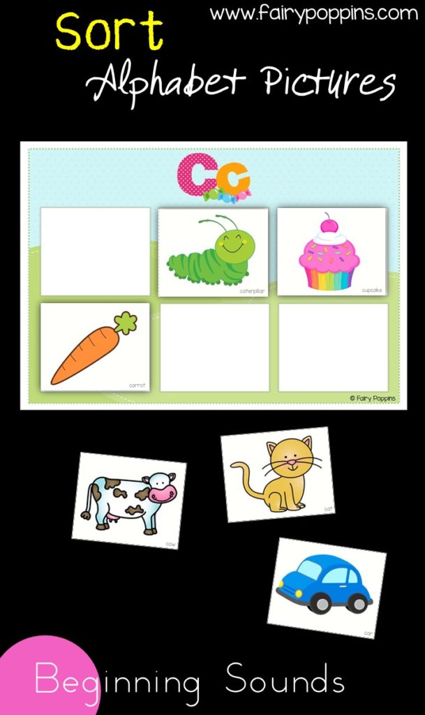 Beginning Sounds Activities - Fairy Poppins