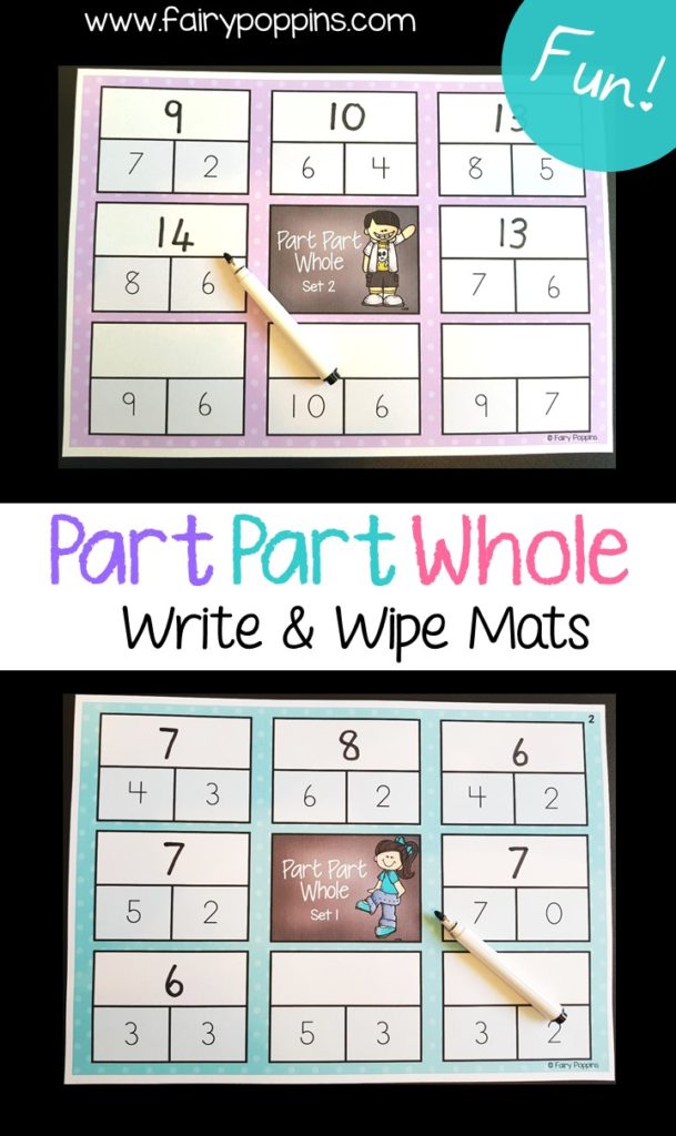 Part Part Whole Activities - Fairy Poppins