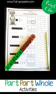 Part Part Whole Activities - Fairy Poppins