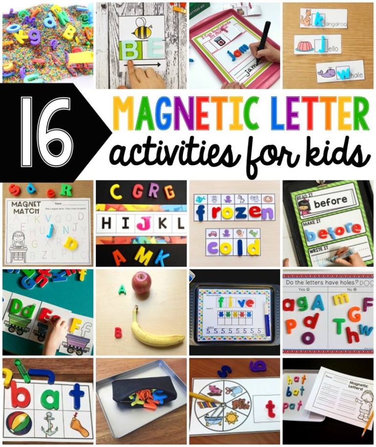 Magnetic Letter Number Word Mats (1 to 10) - Fairy Poppins