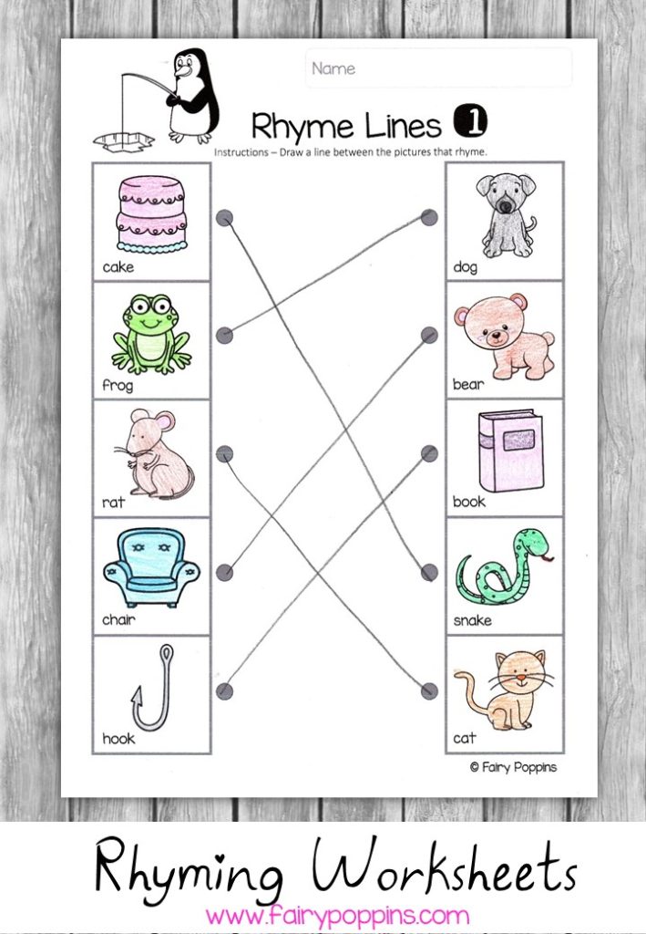 Rhyming Activities - Fairy Poppins