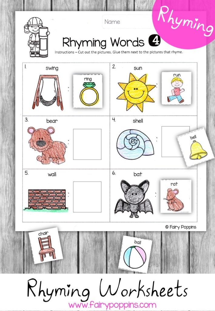 Rhyming Activities - Fairy Poppins