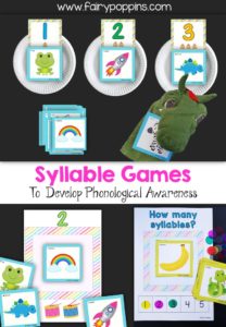 Syllable Activities to Develop Phonological Awareness - Fairy Poppins
