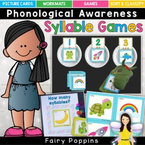 Syllable Activities to Develop Phonological Awareness - Fairy Poppins