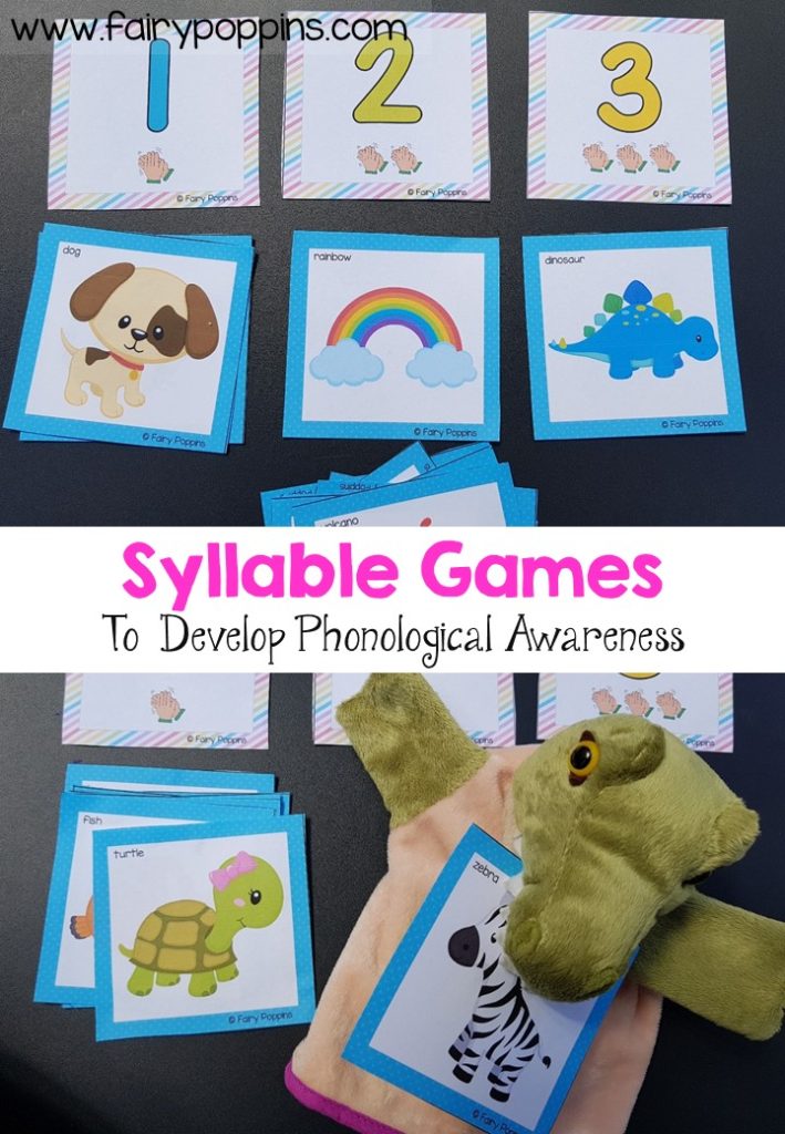 Syllable Activities to Develop Phonological Awareness - Fairy Poppins