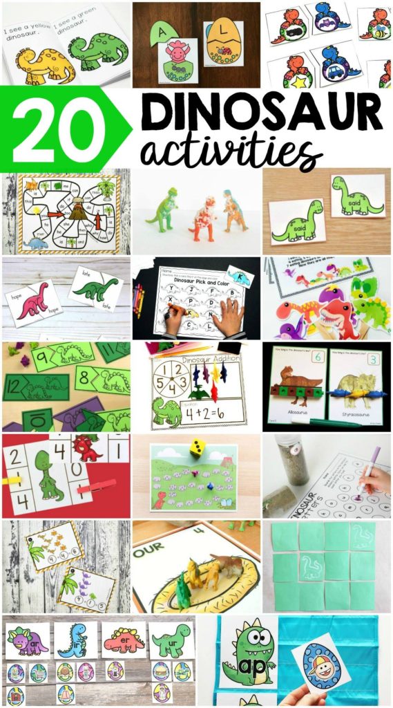 Dinosaur Measurement Activities - Fairy Poppins