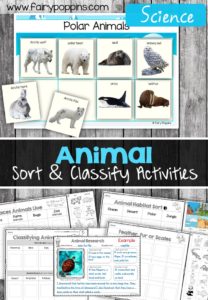 Animal Sort and Classify - Fairy Poppins