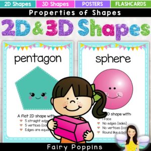 Shapes Activities (2D & 3D Shapes) - Fairy Poppins