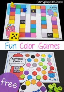 Fun Color Activities For Kids - Fairy Poppins