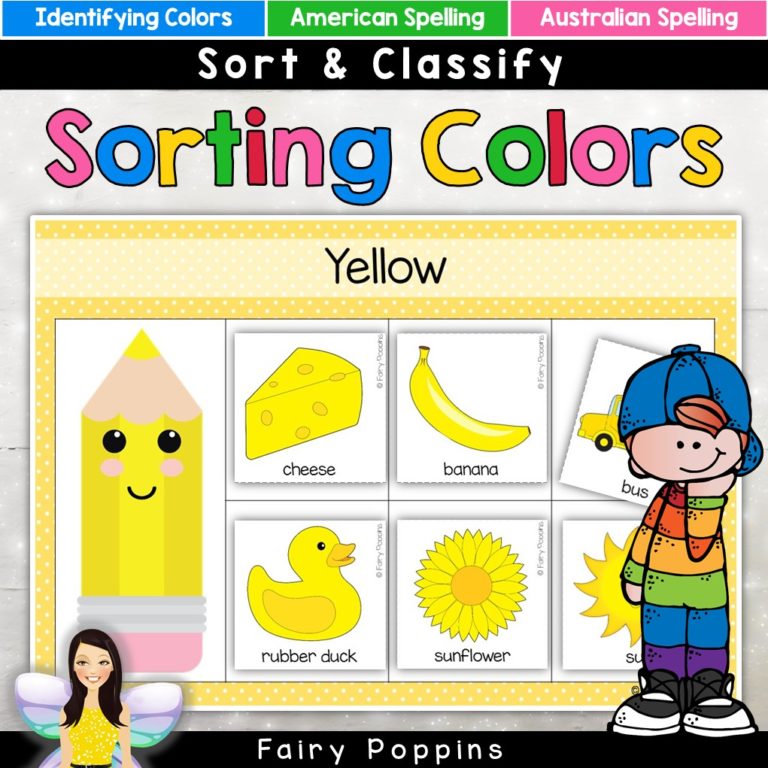 Fun Color Activities For Kids - Fairy Poppins