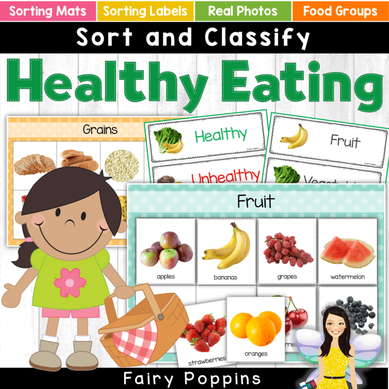 Healthy Eating Activities For Kids - Fairy Poppins