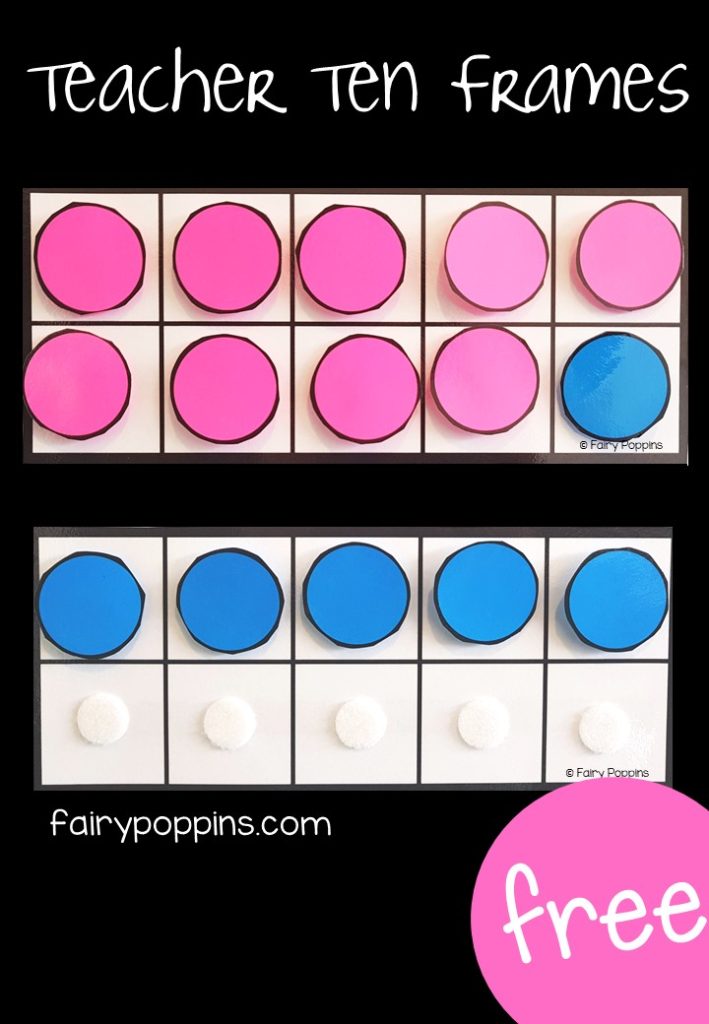 Addition and Subtraction with Ten Frames - Fairy Poppins