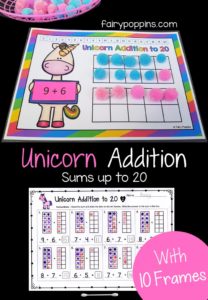 Addition and Subtraction with Ten Frames - Fairy Poppins