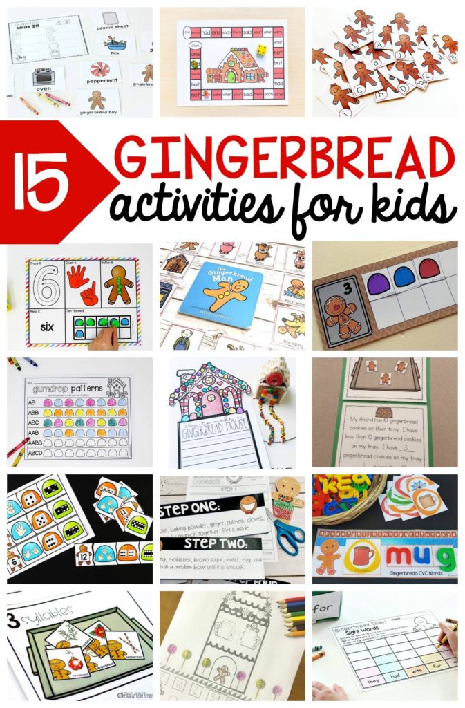 Gingerbread CVC Activities - Fairy Poppins