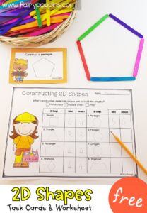 Constructing Shapes Activities - Fairy Poppins