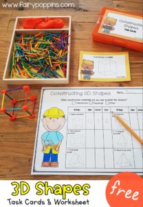 Constructing Shapes Activities - Fairy Poppins