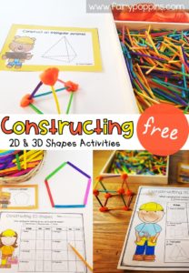 Constructing Shapes Activities - Fairy Poppins