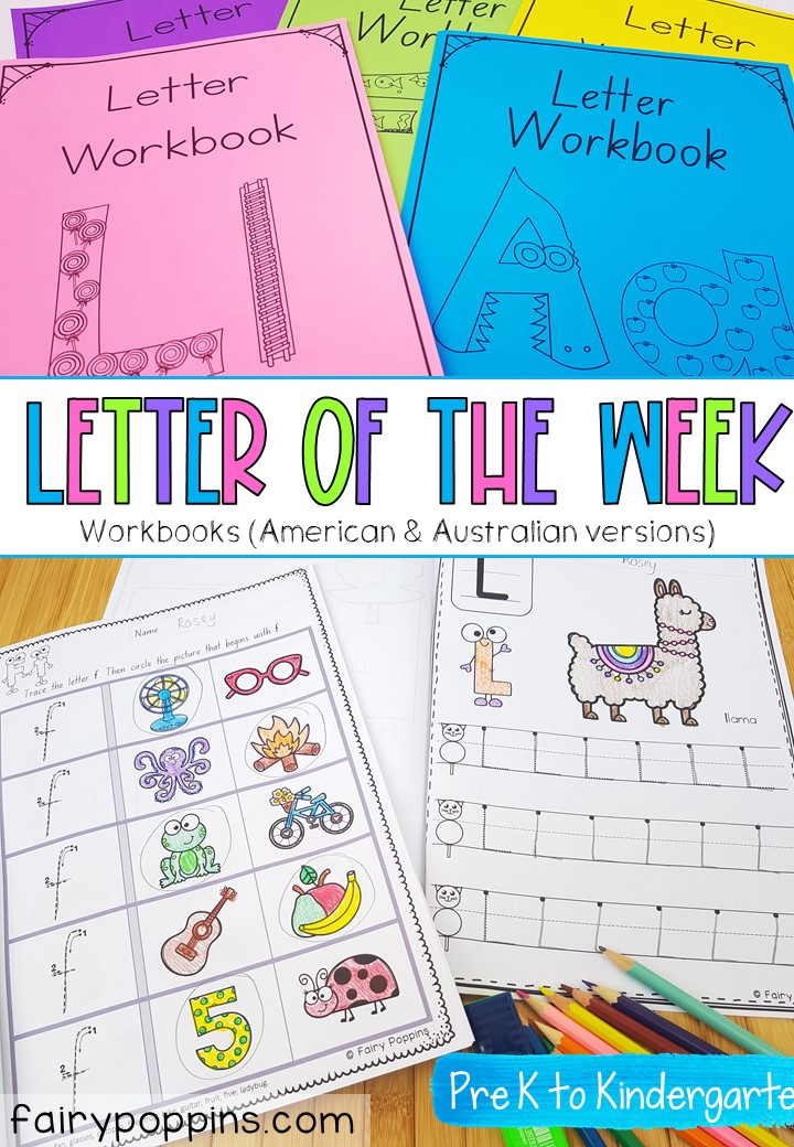 Letter of the Week Activities - Fairy Poppins