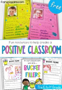 Create a Positive Classroom with Bucket Filling Activities - Fairy Poppins