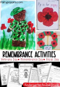 Veterans Day Crafts and Activities for Kids - Fairy Poppins