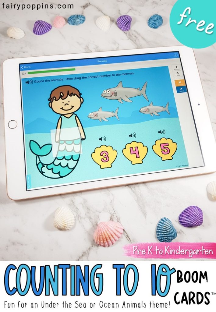 Counting 1 to 10 Boom Cards - Fairy Poppins