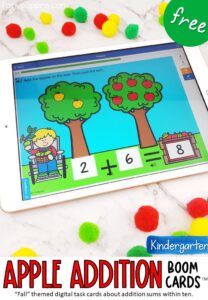 Apple Addition Boom Cards - Fairy Poppins