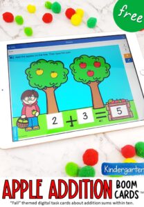 Apple Addition Boom Cards - Fairy Poppins