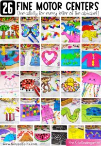 Phonics Fine Motor Activities - Fairy Poppins