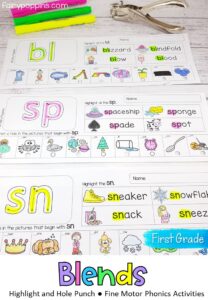 Phonics Fine Motor Activities - Fairy Poppins