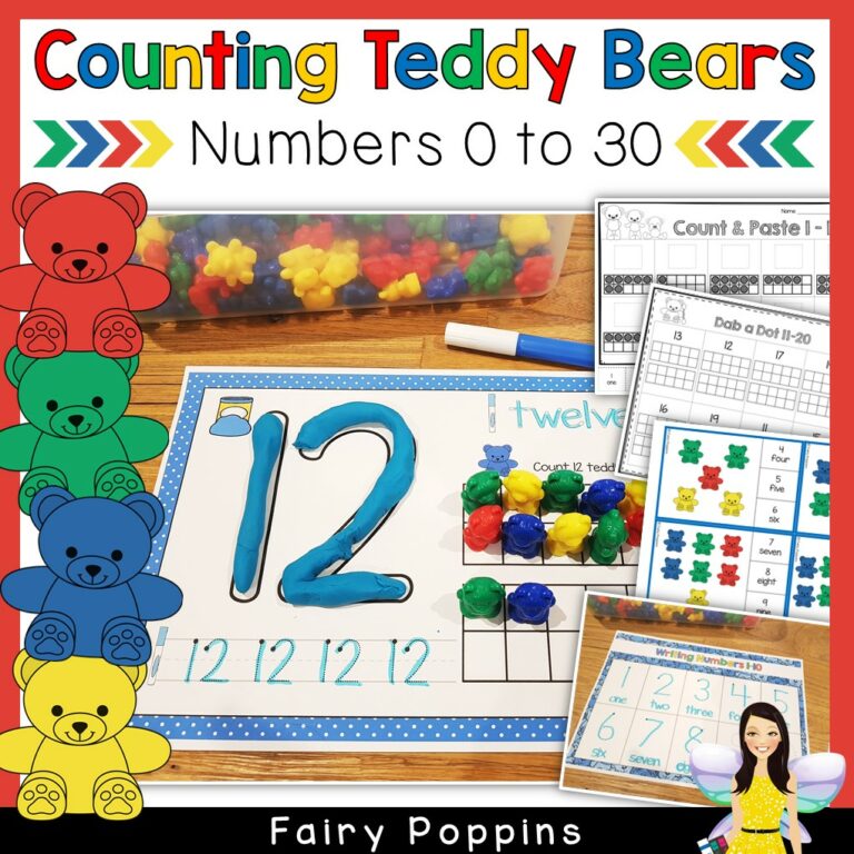 Counting Bear Activities - Fairy Poppins