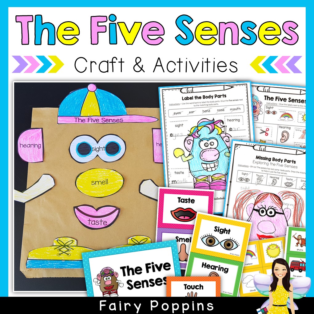 Five Senses Activities For Kids - Fairy Poppins