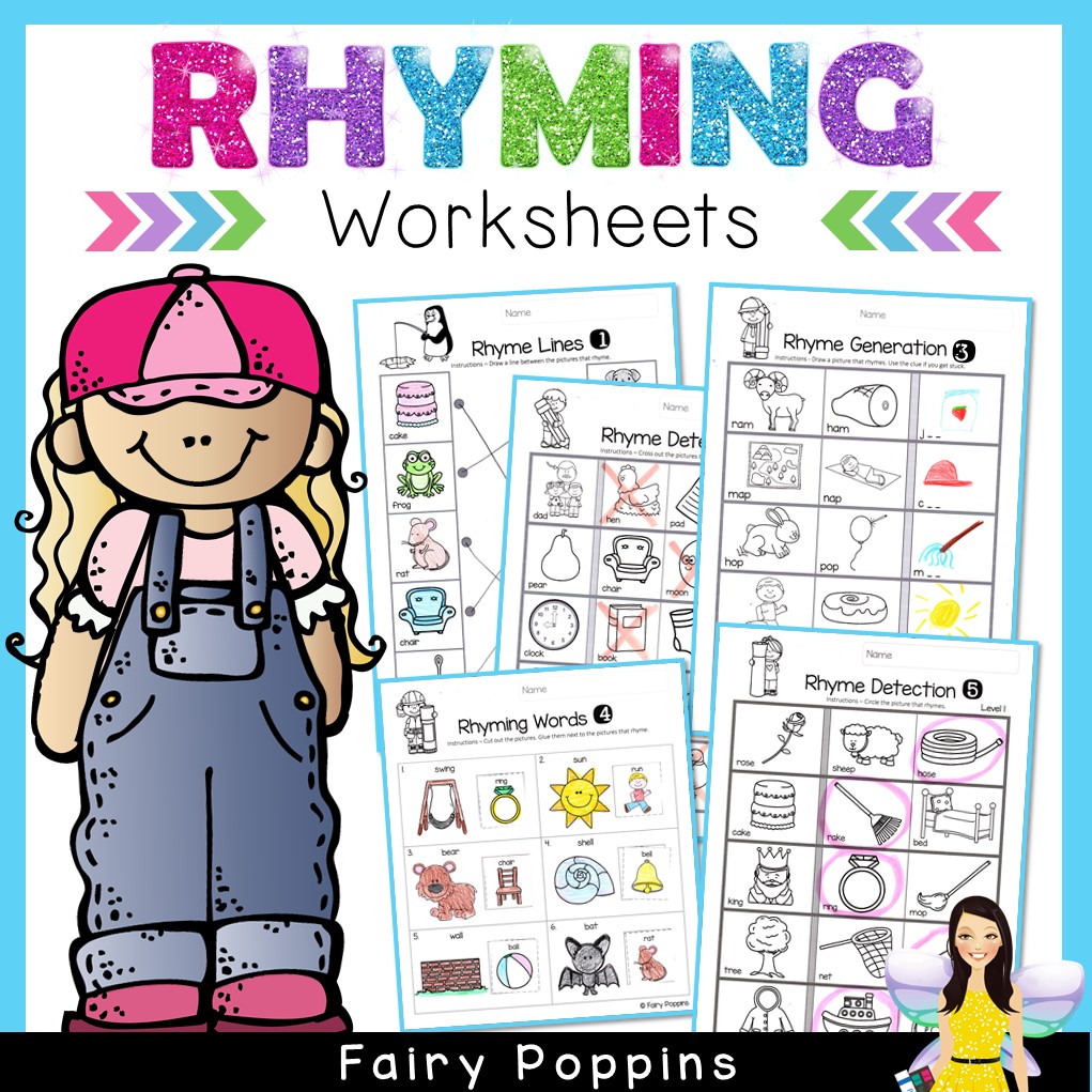 Snowman Rhyming Puzzles - Fairy Poppins