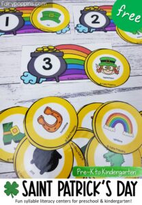 Saint Patrick's Day Syllable Sort - Fairy Poppins