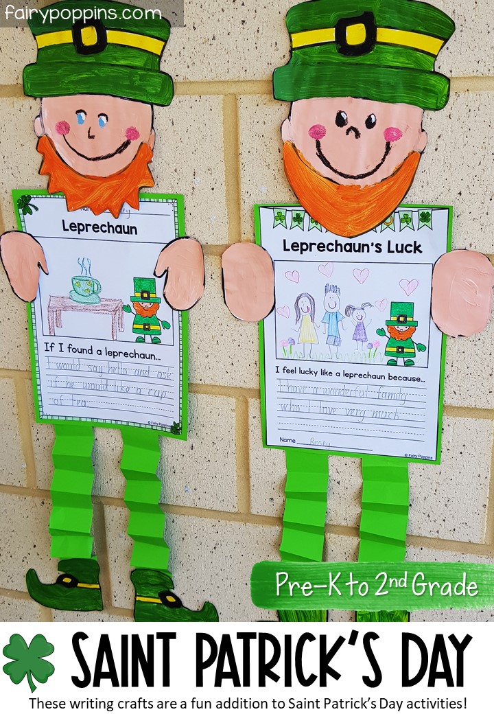 Saint Patrick's Day Writing Crafts - Fairy Poppins