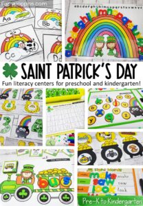 Saint Patrick's Day Syllable Sort - Fairy Poppins