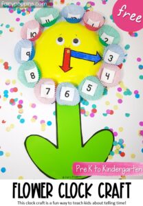 Flower Clock Crafts - Fairy Poppins
