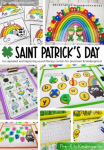 Saint Patrick's Day Literacy Centers - Fairy Poppins