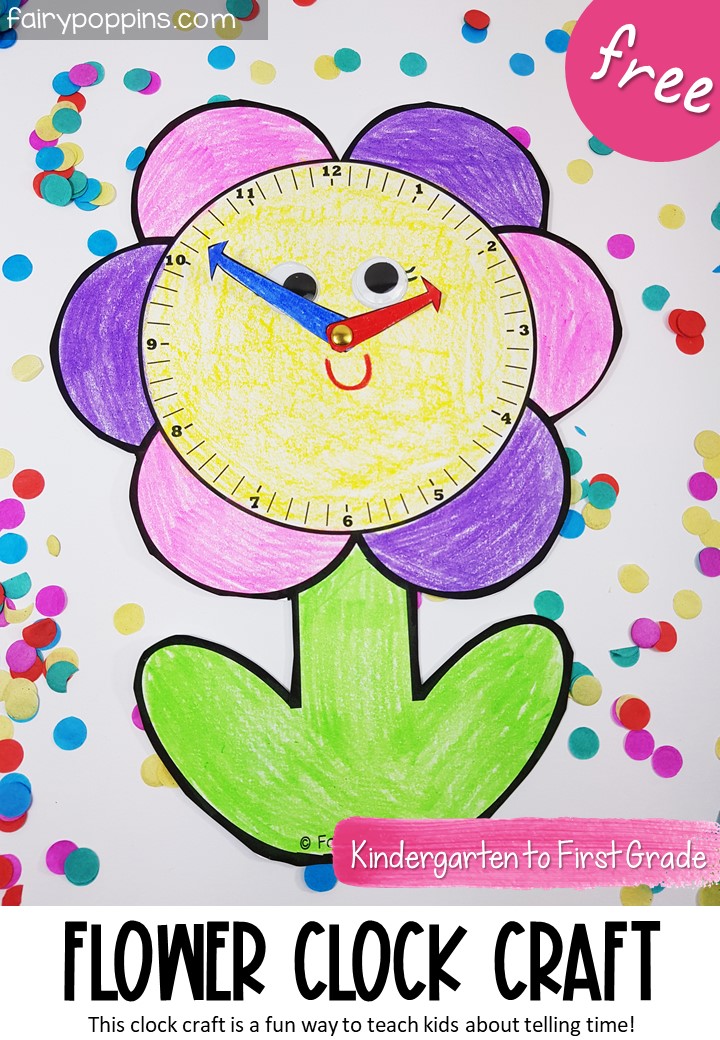 Flower Clock Crafts - Fairy Poppins