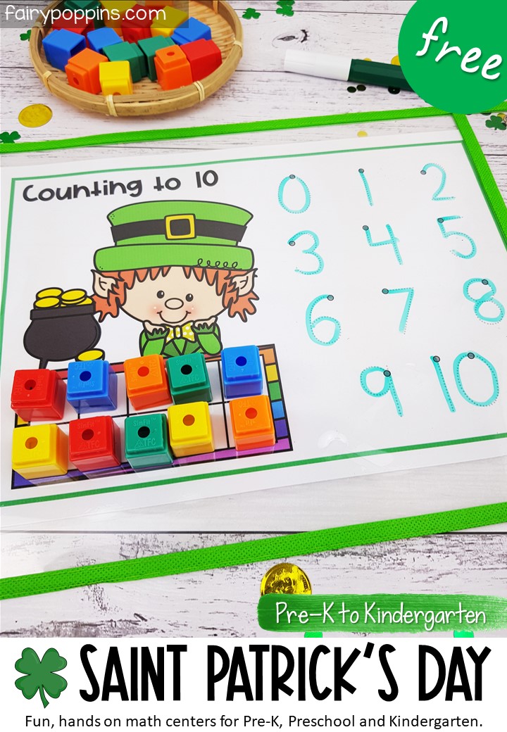 Saint Patrick's Day - Counting Activities - Fairy Poppins