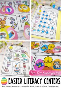 Easter Literacy Centers - Fairy Poppins