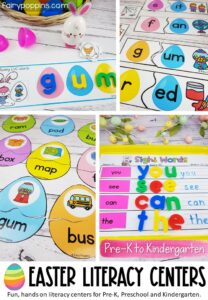 Easter Literacy Centers - Fairy Poppins