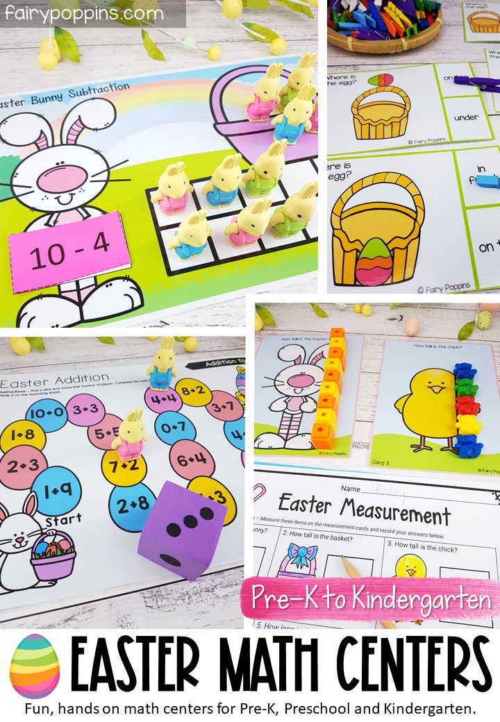 Easter Math Centers - Fairy Poppins