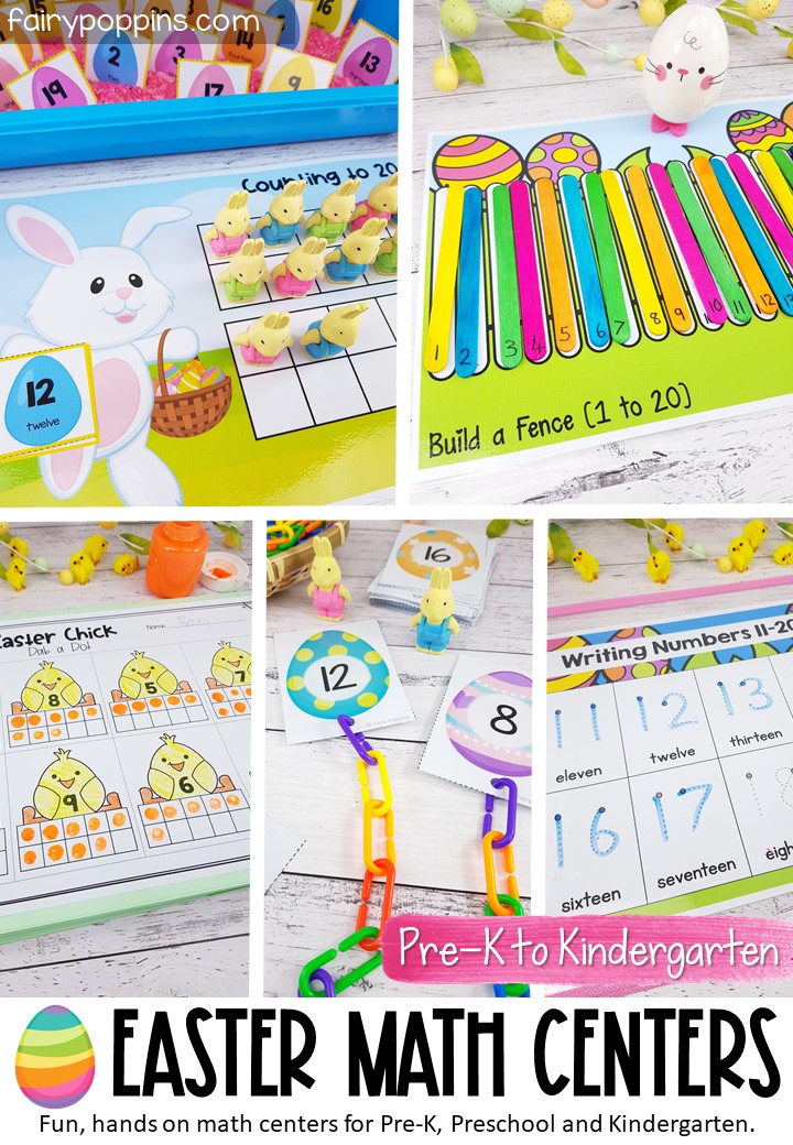 Easter Math Centers - Fairy Poppins
