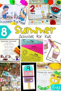 Summer Popsicle Number Puzzles - Fairy Poppins