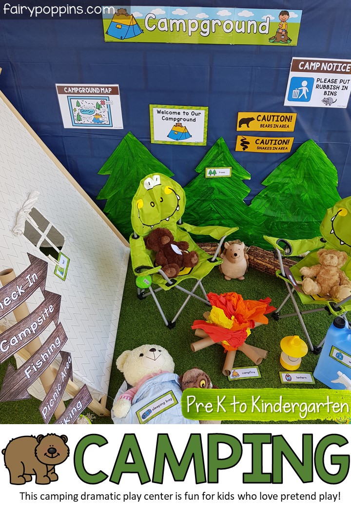 Camping Dramatic Play Center - Fairy Poppins